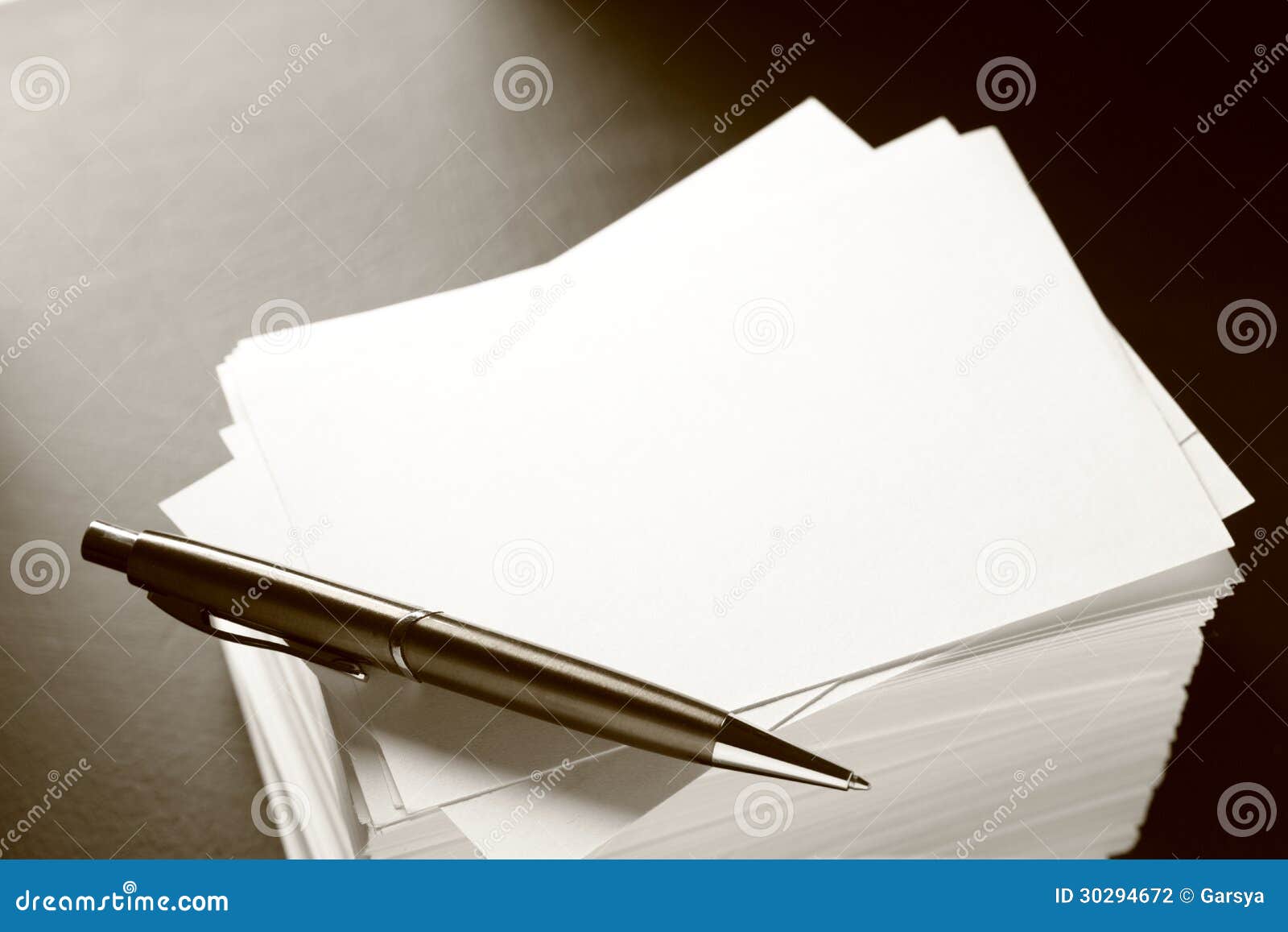 Cards and pen stock photo. Image of organize, education - 30294672