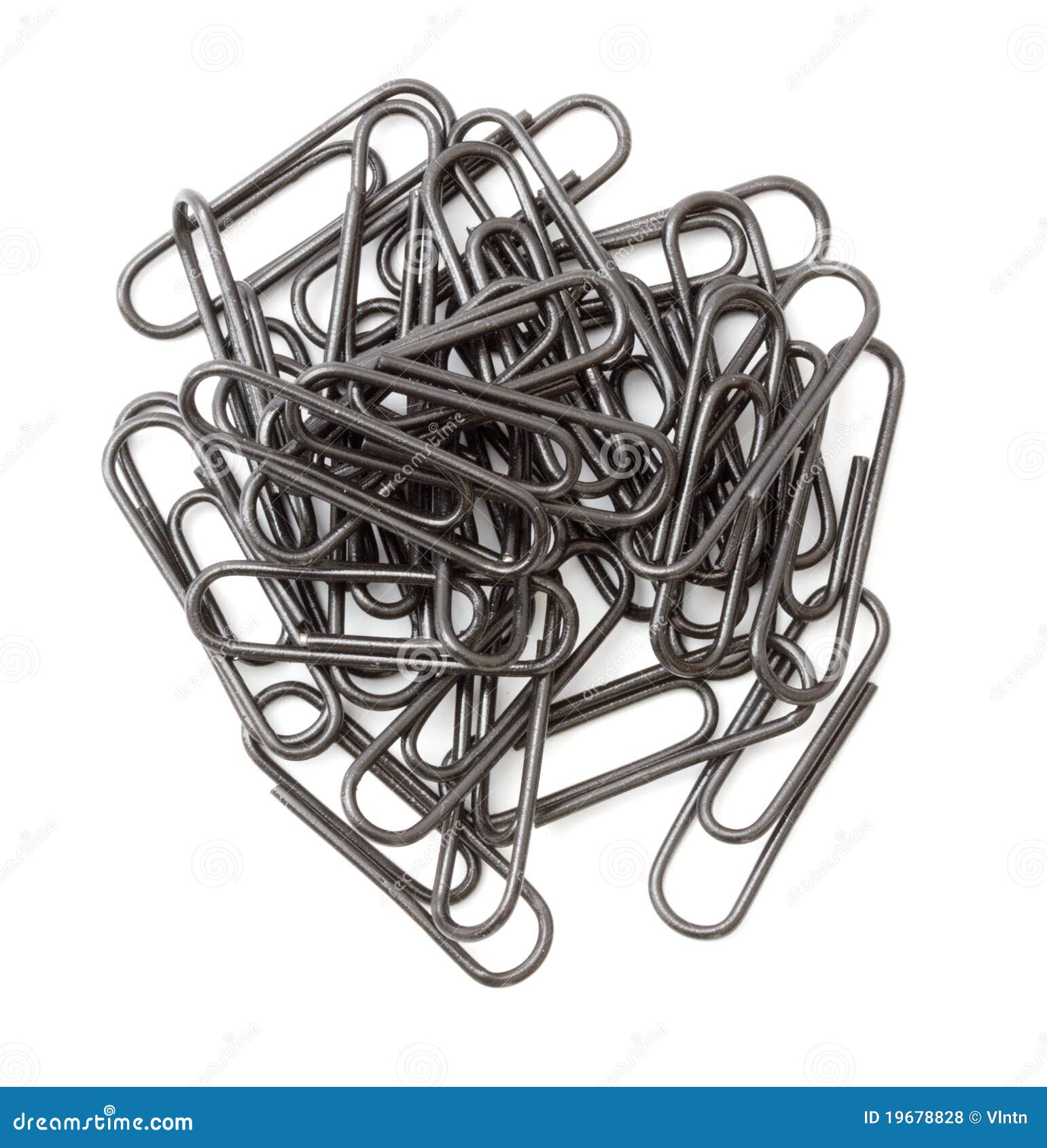 Stack of paper clips stock photo. Image of paper, details - 19678828