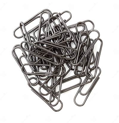 Stack of paper clips stock photo. Image of paper, details - 19678828