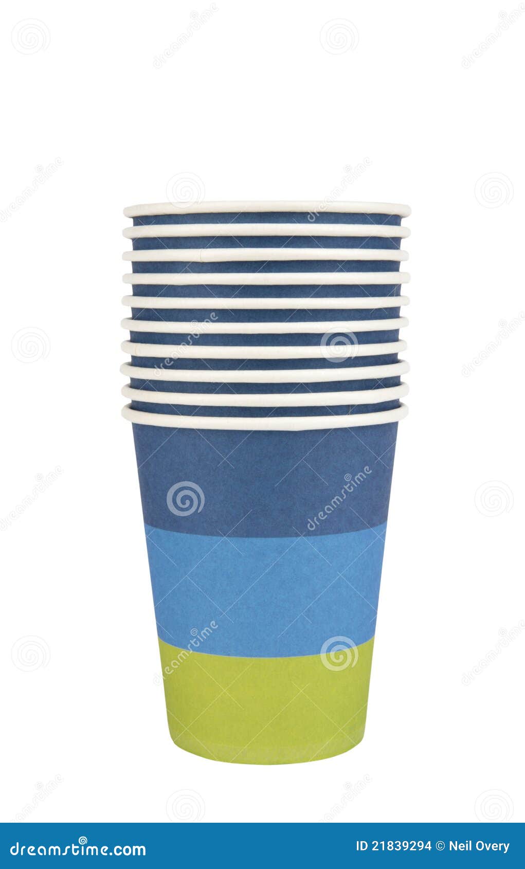 Stack of Paper Cups stock photo. Image of white, cups - 21839294