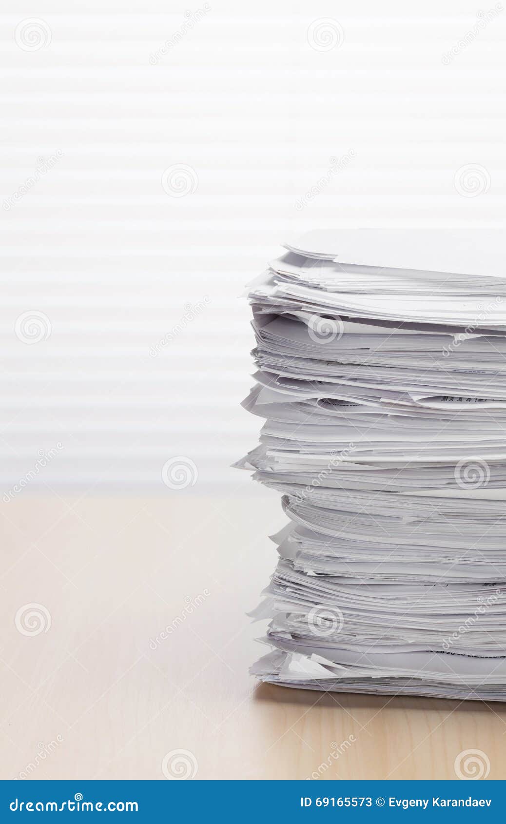 Stack of paper documents stock image. Image of organize - 69165573