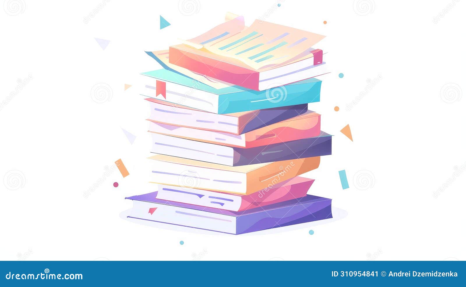 Stack of Paper and Documents. Old Retro 90s Style Information Icon ...