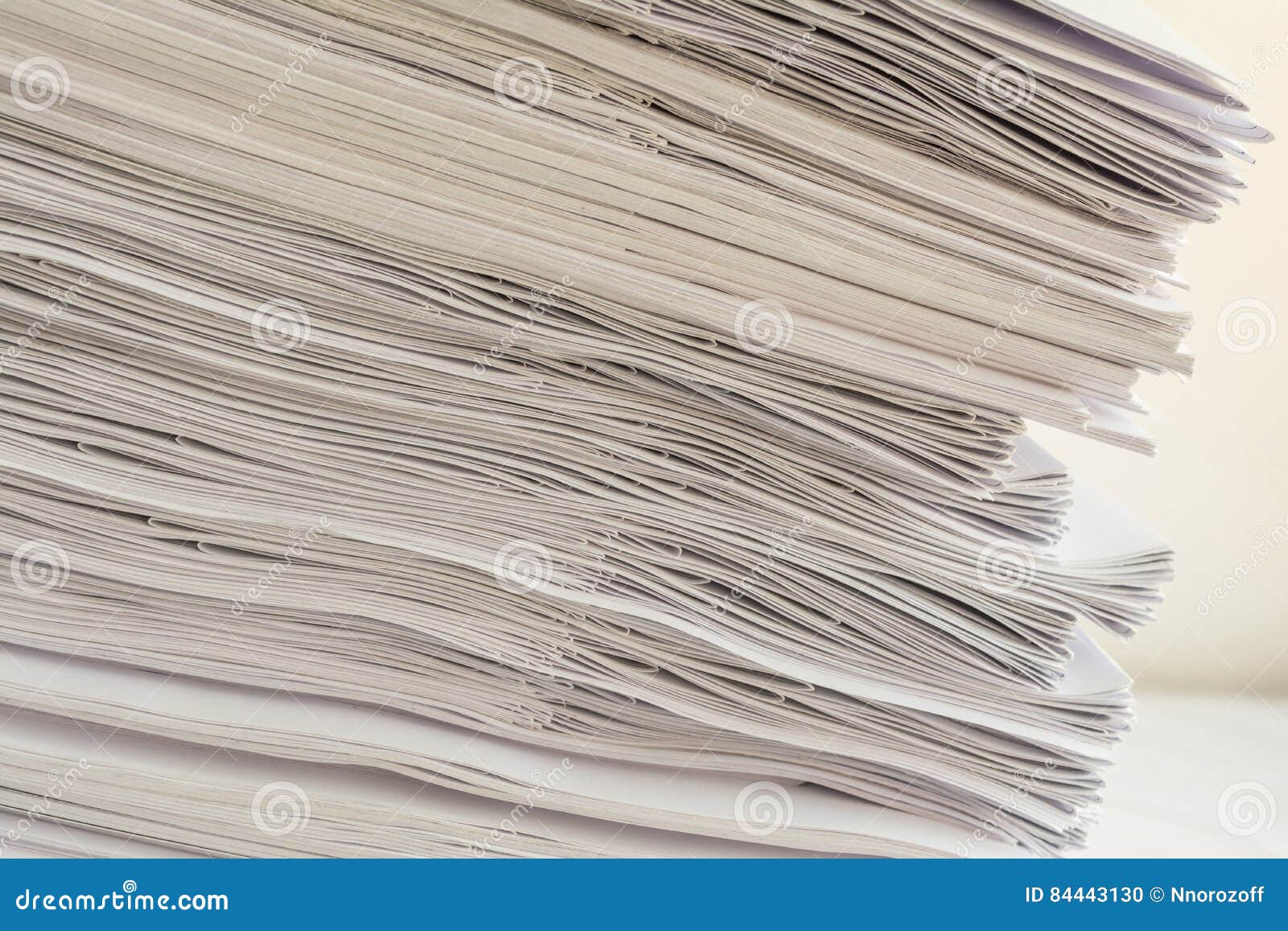 Stack of paper stock photo. Image of design, form, bureaucracy - 84443130