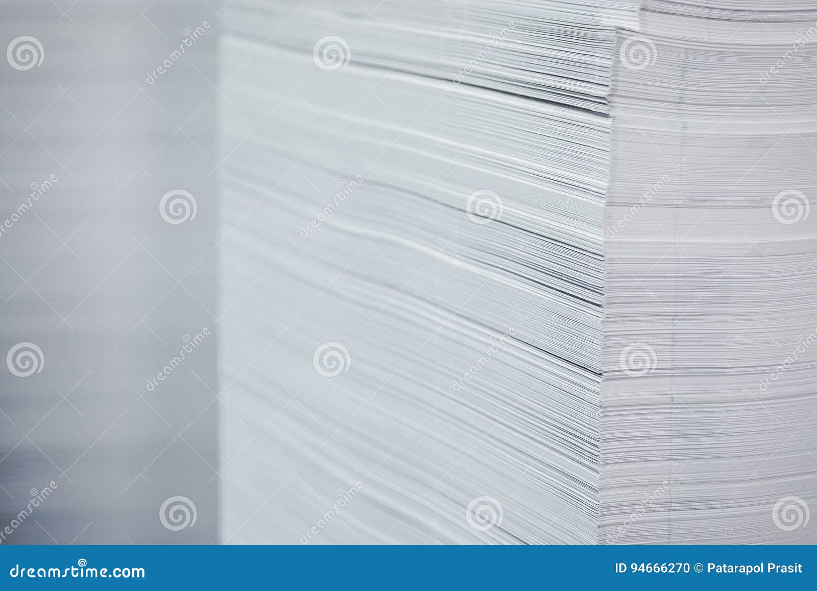 Stack of paper stock photo. Image of newspaper, concept - 94666270