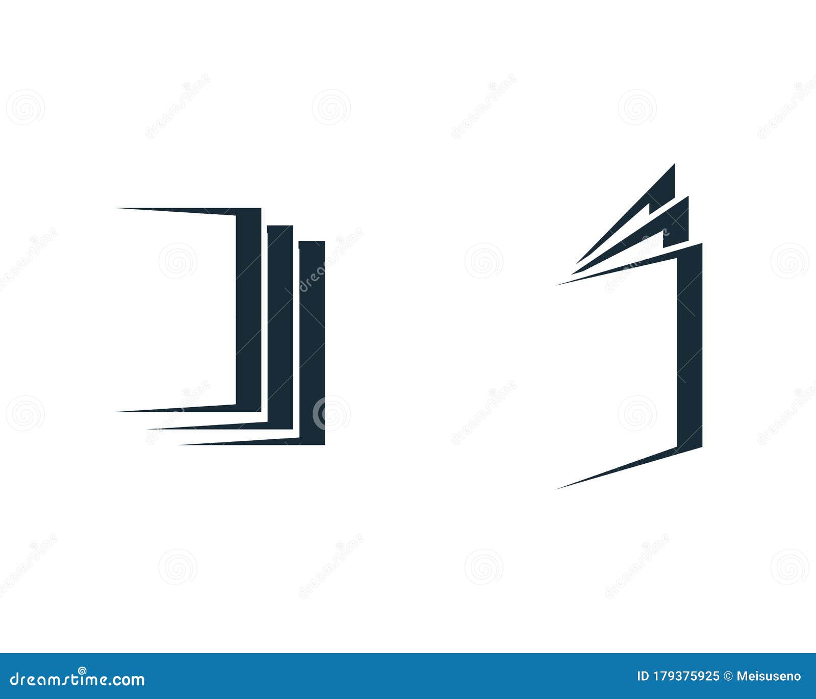 Stack of Paper Icon Vector Logo Template Illustration Design Stock ...