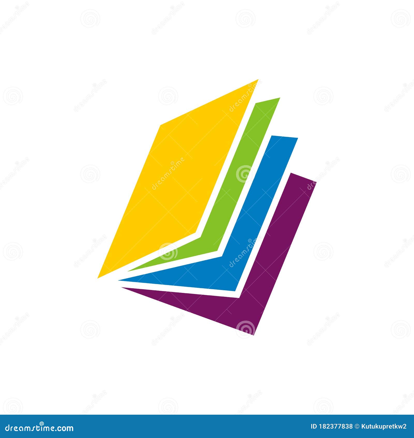 Stack of Paper Logo Template Illustration Design. Vector EPS 10 Stock ...