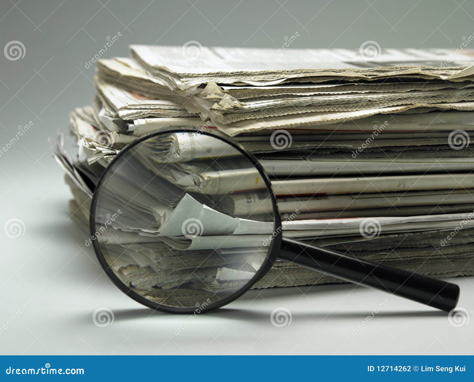Stack of Paper and Magnifier Stock Photo - Image of isolated, white ... Stack of Paper and Magnifier Stock Photo - Image of isolated, white ...