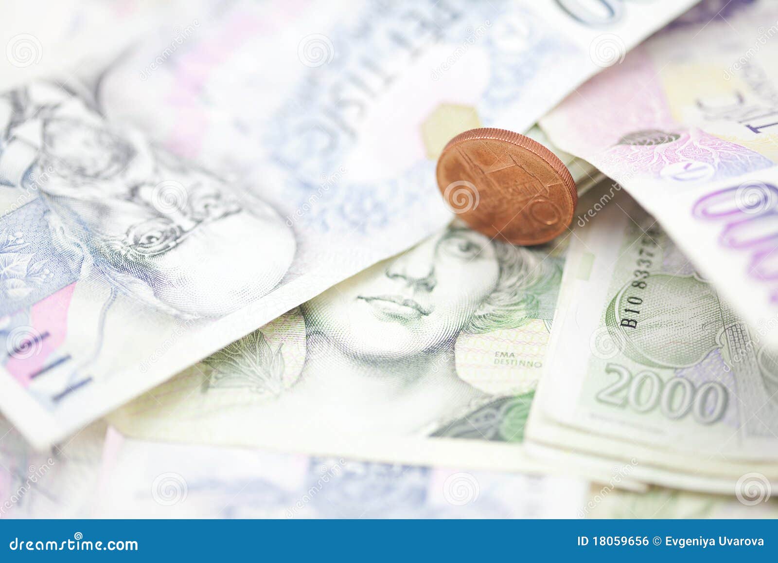 Stack of Paper Money and Coins Stock Photo - Image of paper, credit ...