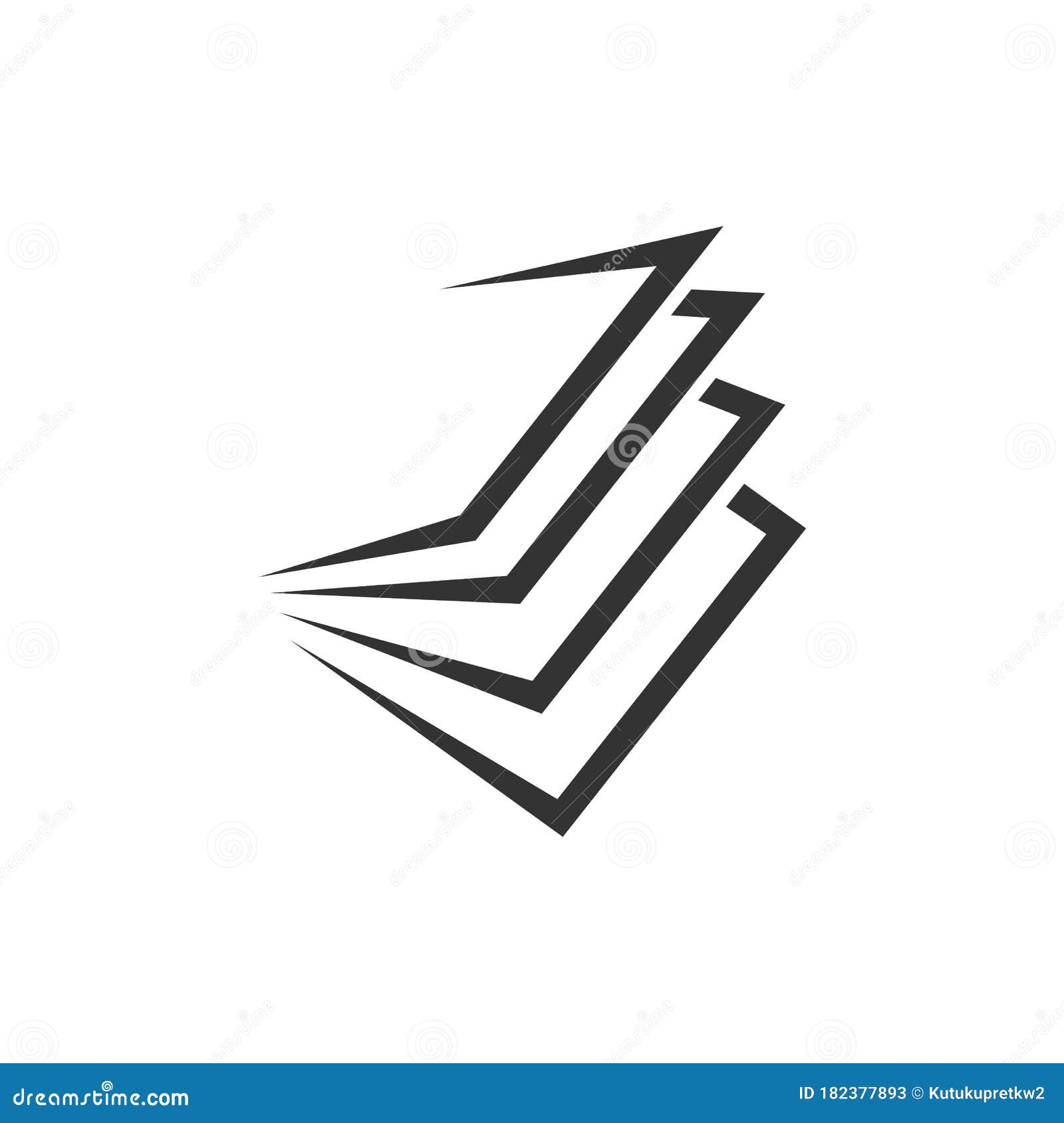 Stack of Paper Money Logo Template Illustration Design. Vector EPS 10 ...