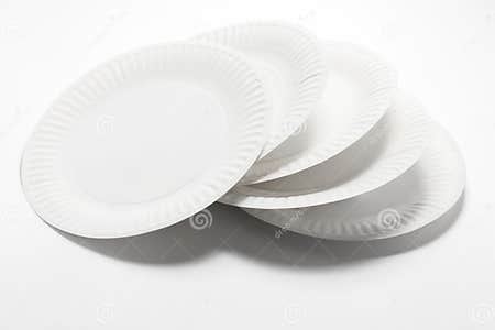 Stack of Paper Plates stock photo. Image of paper, dishes - 28661536