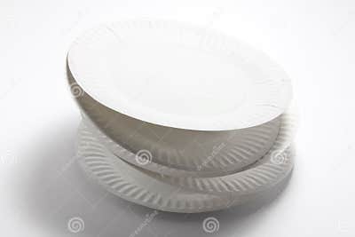 Stack of Paper Plates stock image. Image of fast, stack - 28661585