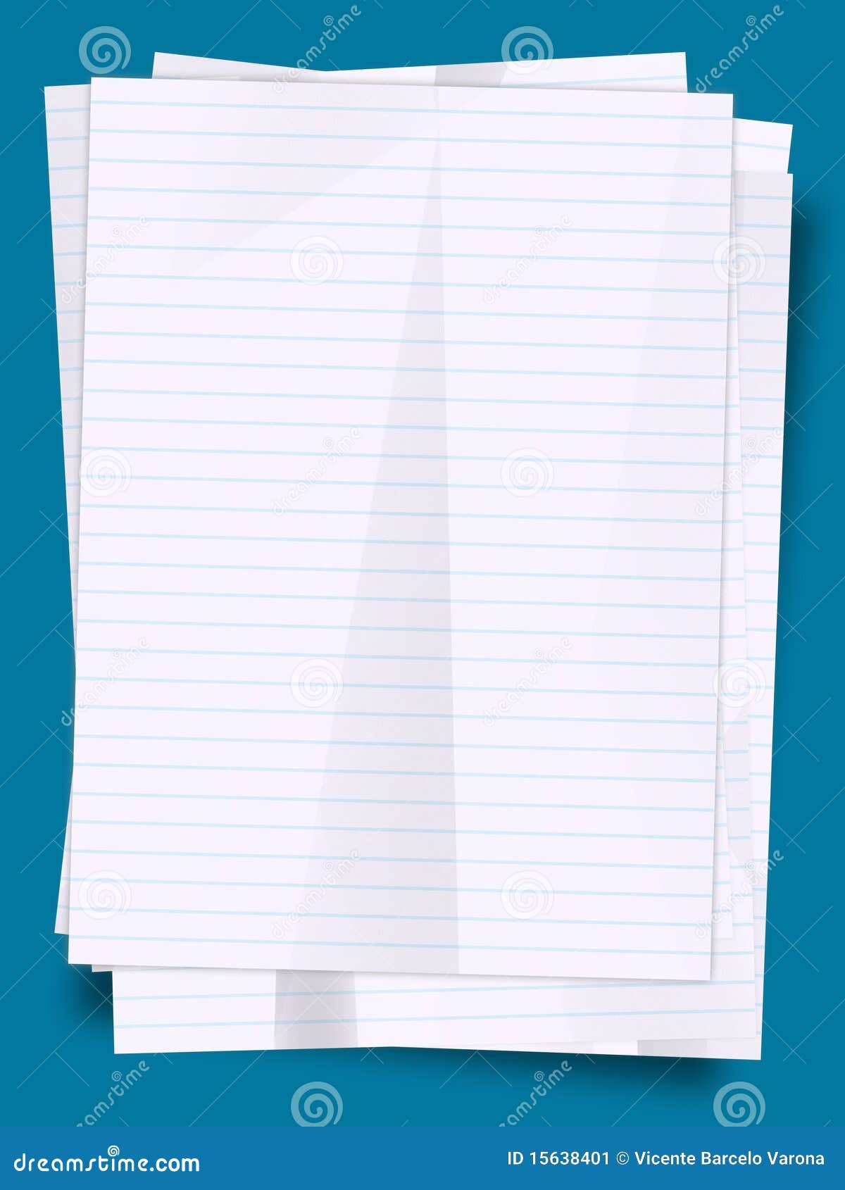 Stack of paper sheets stock illustration. Illustration of message ...