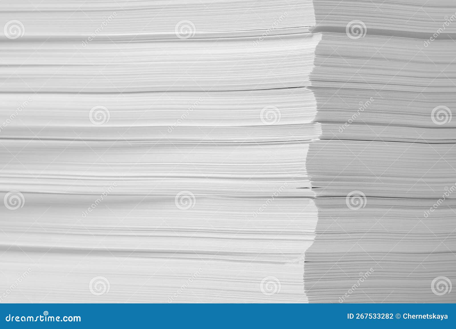 Stack of Paper Sheets As Background, Closeup Stock Photo - Image of ...