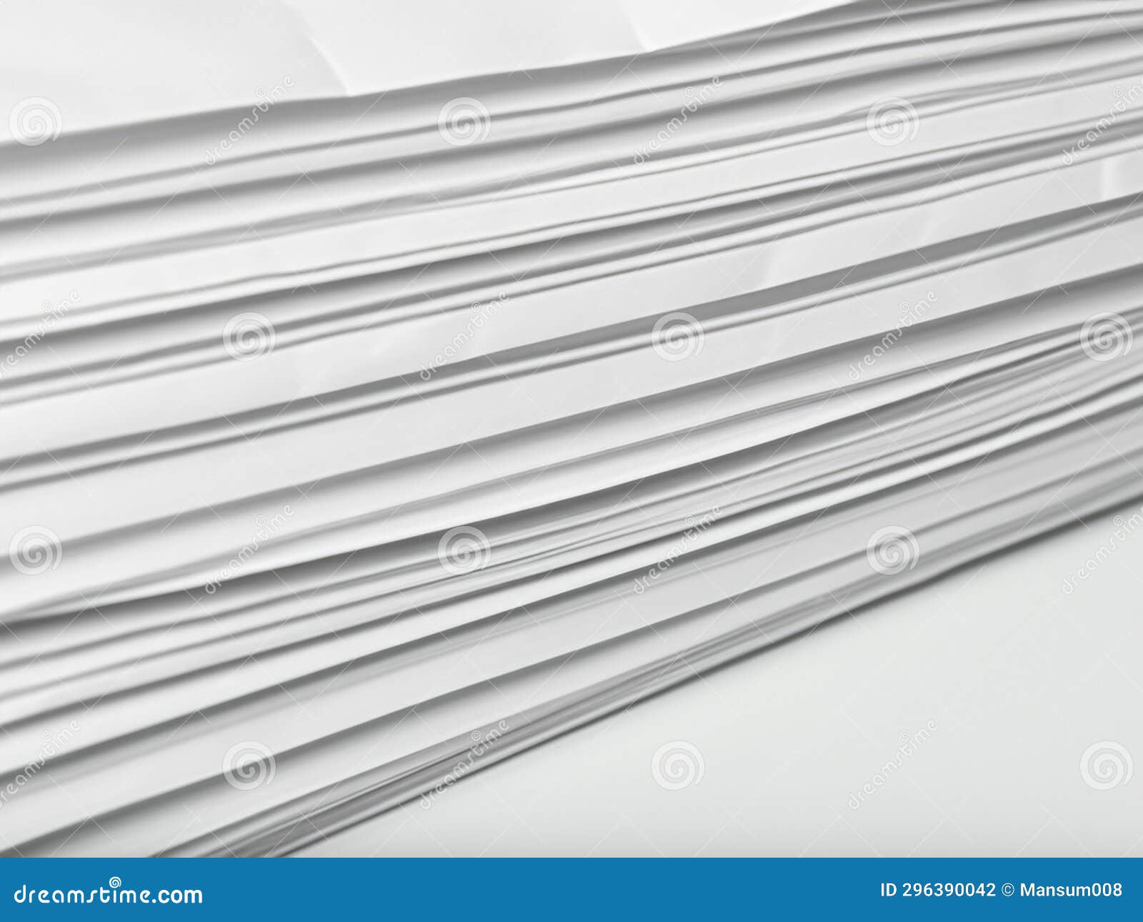 Stack of Paper Sheets As Background, Closeup Stock Illustration ...