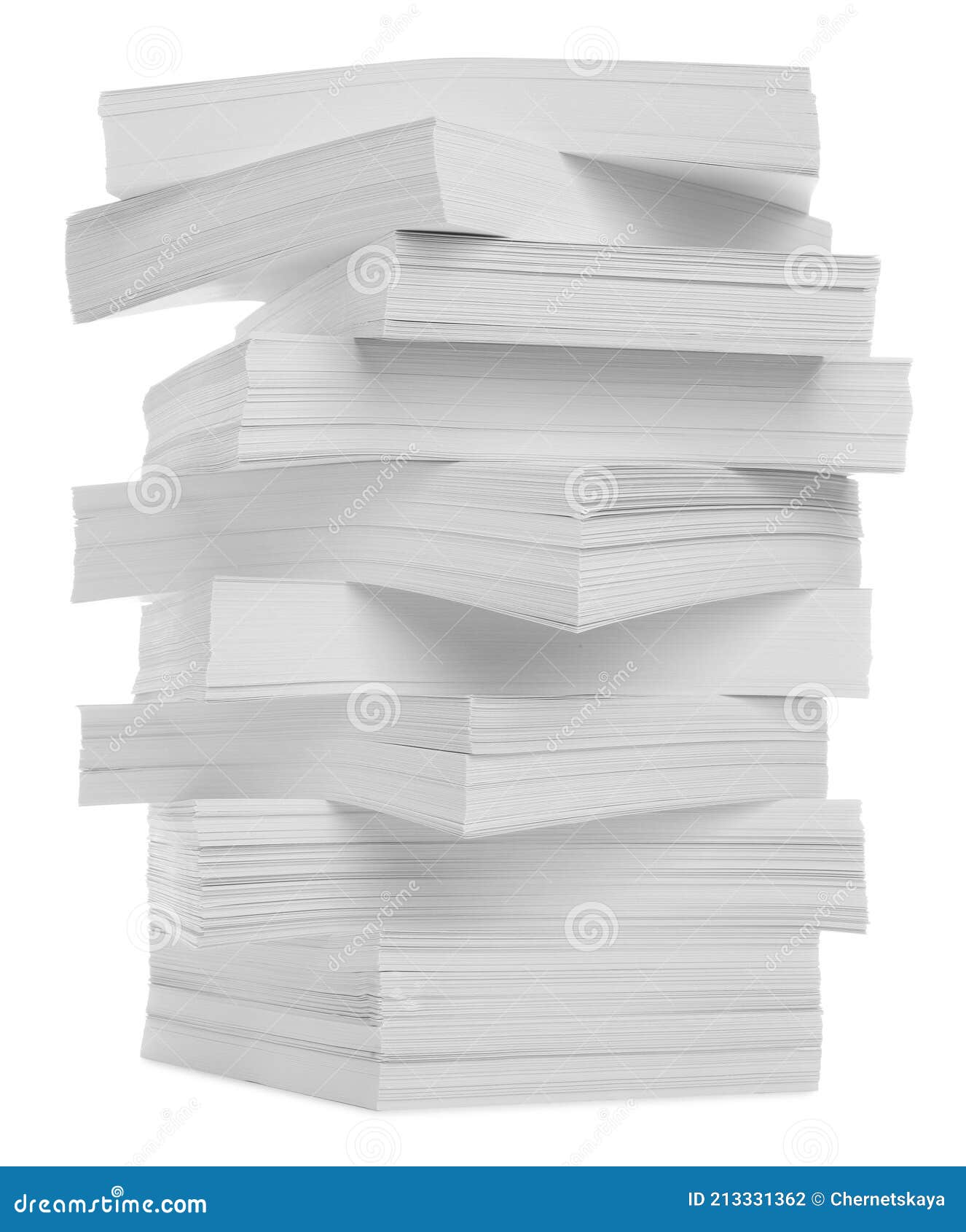Stack of Paper Sheets Isolated on White Stock Photo - Image of piece ... Stack of Paper Sheets Isolated on White Stock Photo - Image of piece ...