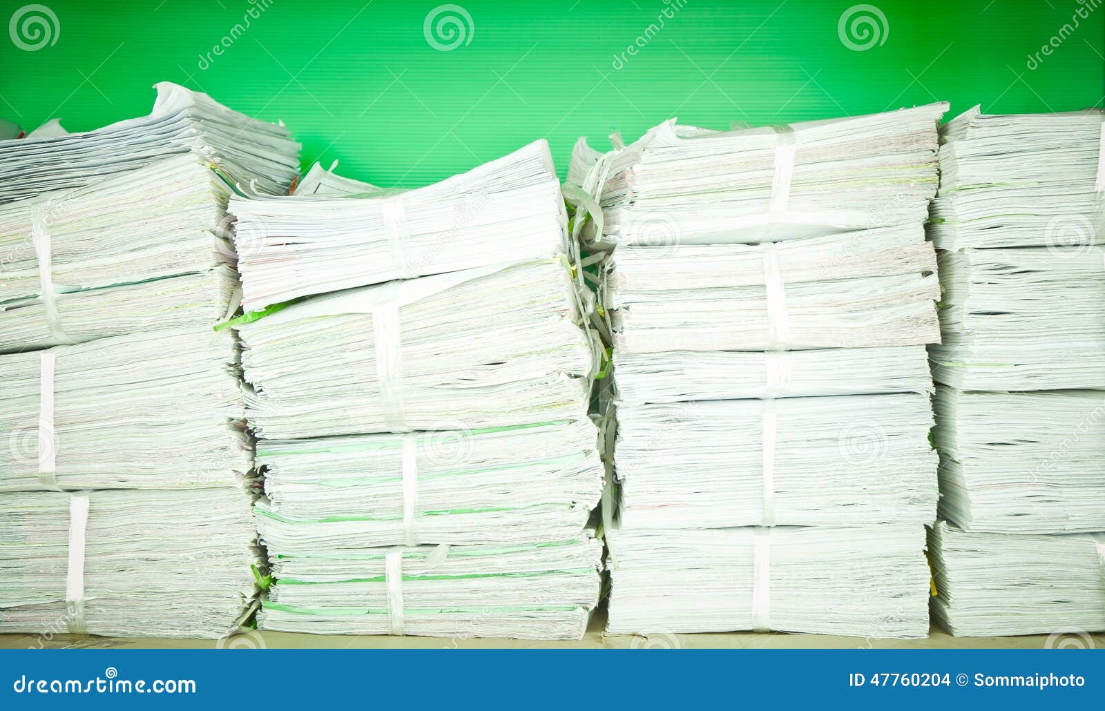Stack of paper stock photo. Image of office, bind, background - 47760204