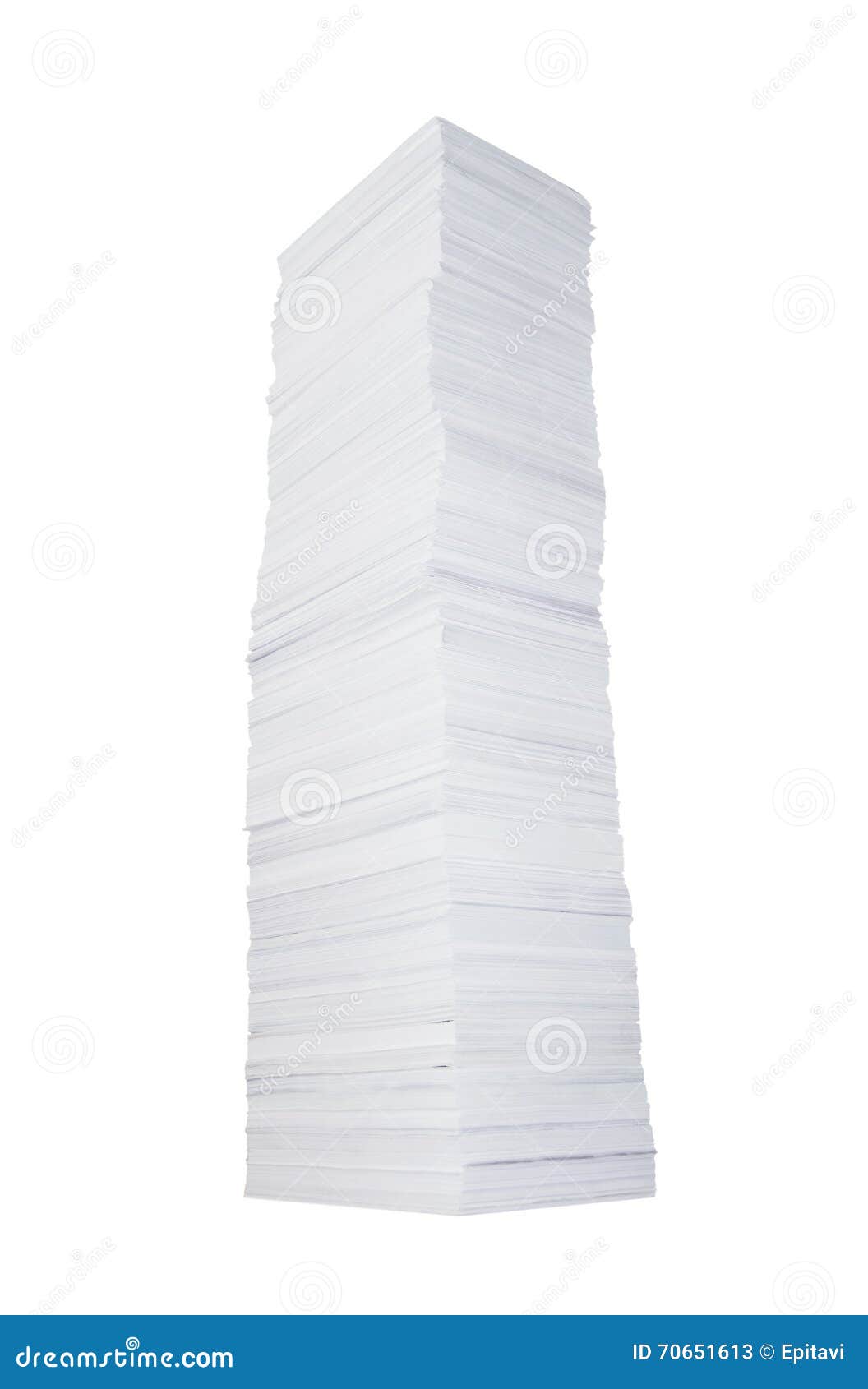 Stack Of A4 Paper Stock Image | CartoonDealer.com #1344187