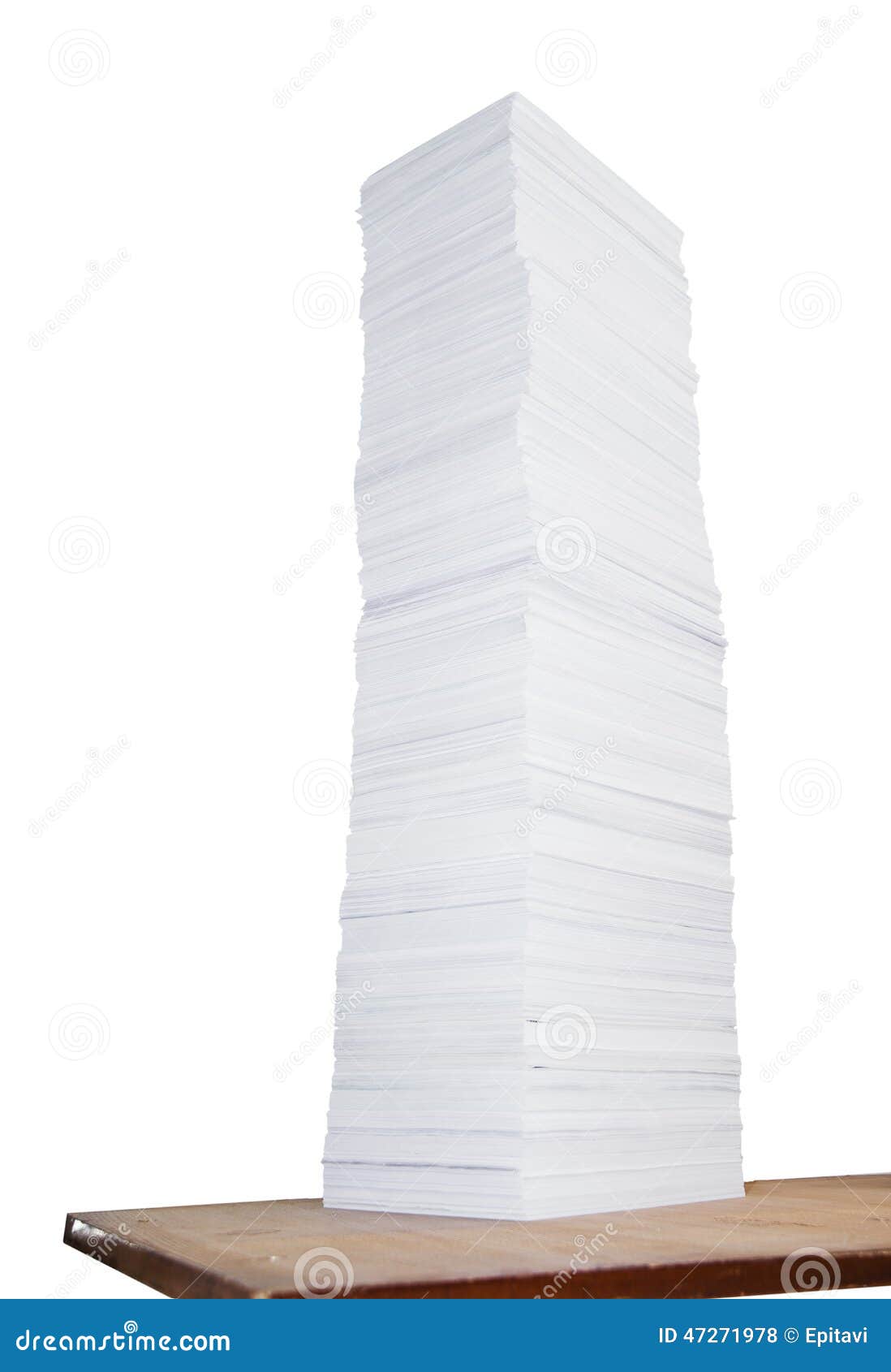 Stack of paper stock photo. Image of paperwork, documents - 47271978
