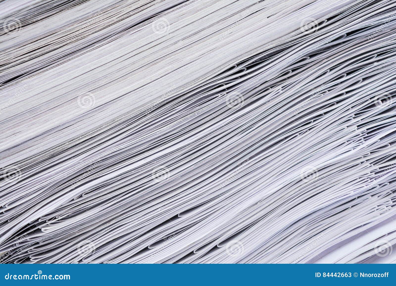 Stack of paper stock image. Image of file, note, corporate - 84442663