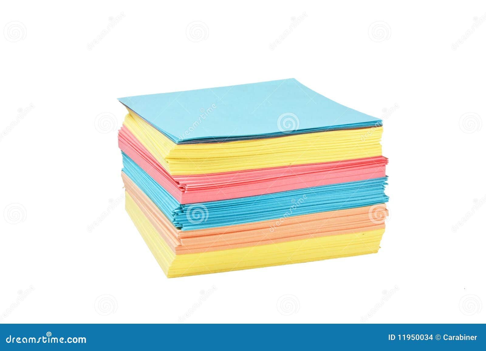 Stack of paper to record stock photo. Image of closeup - 11950034