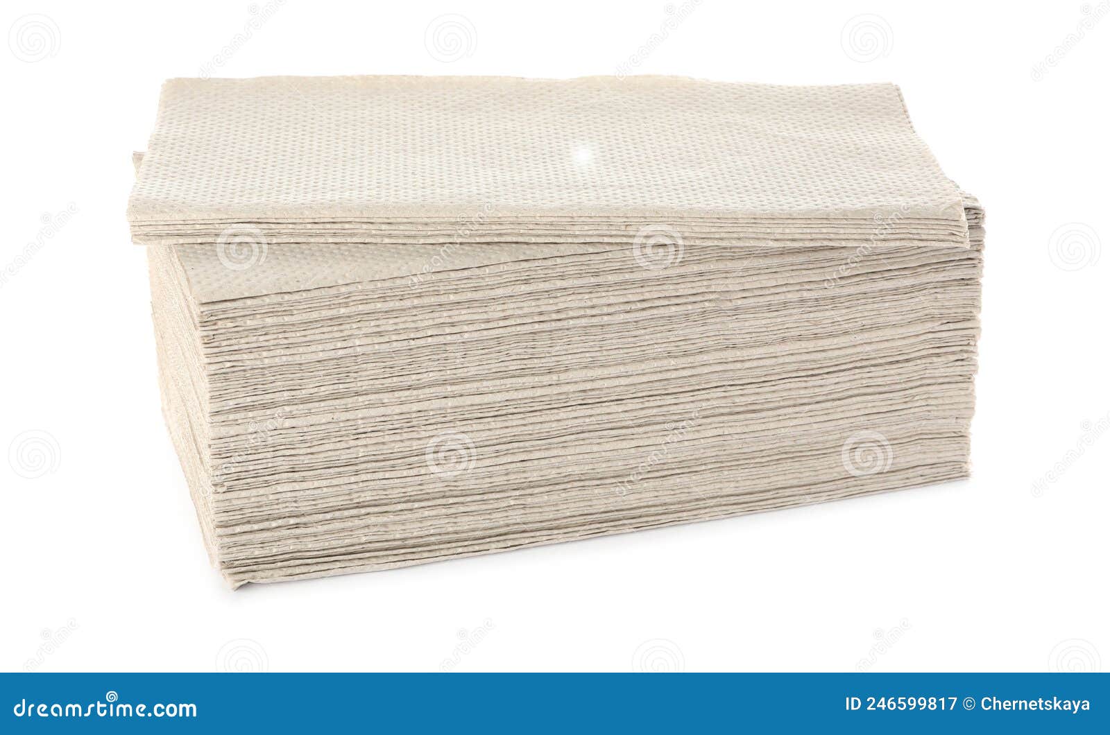Stack of Paper Towels Isolated on White Stock Image - Image of domestic ...