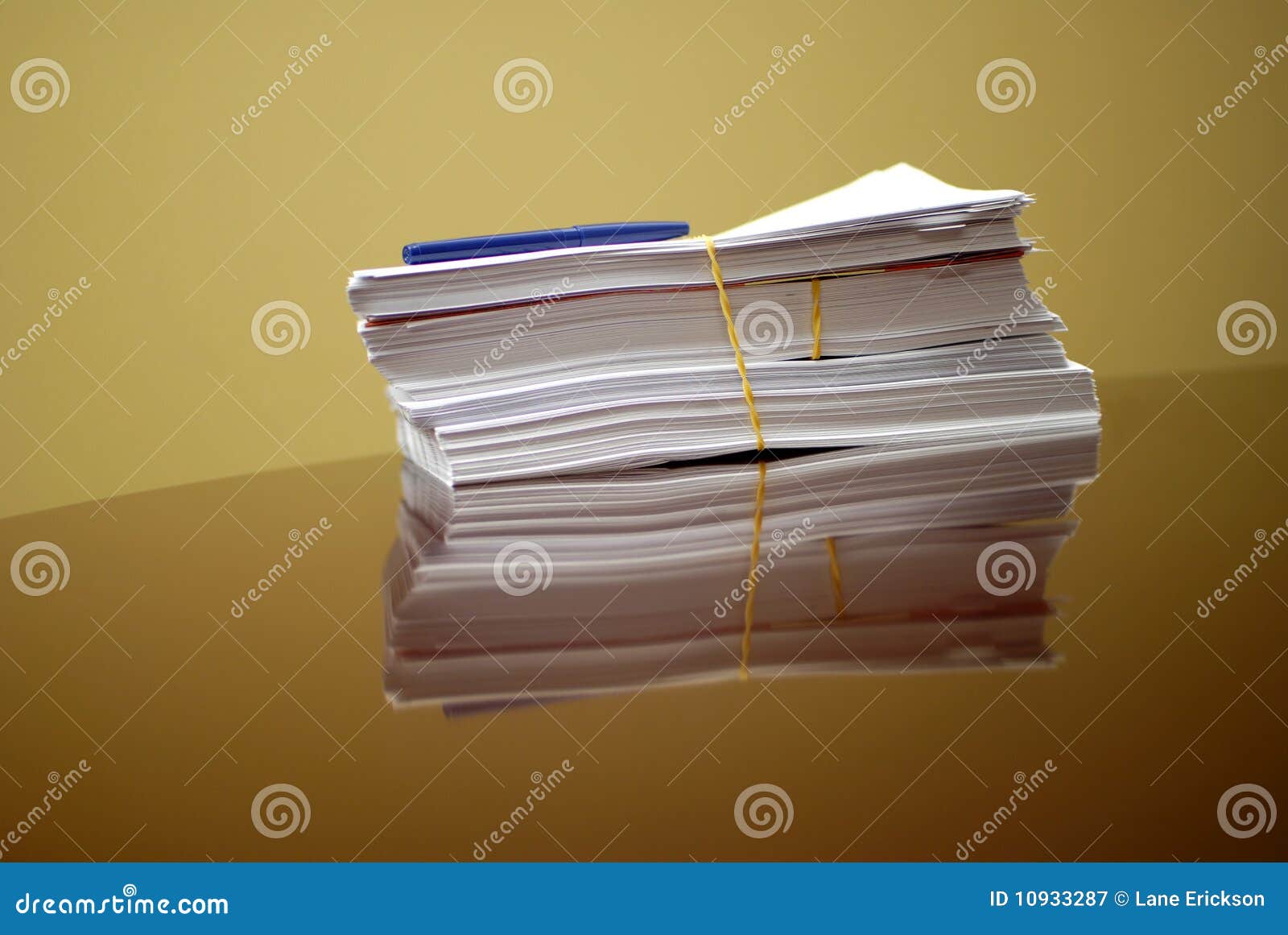 Stack of Papers stock image. Image of data, information - 10933287