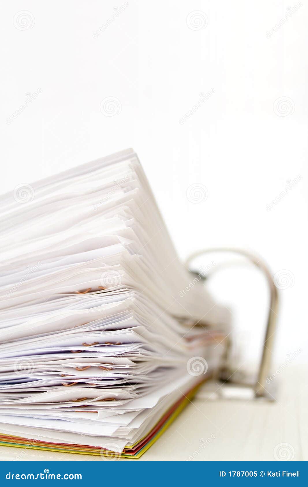 Stack of papers stock image. Image of office, binder, stack - 1787005