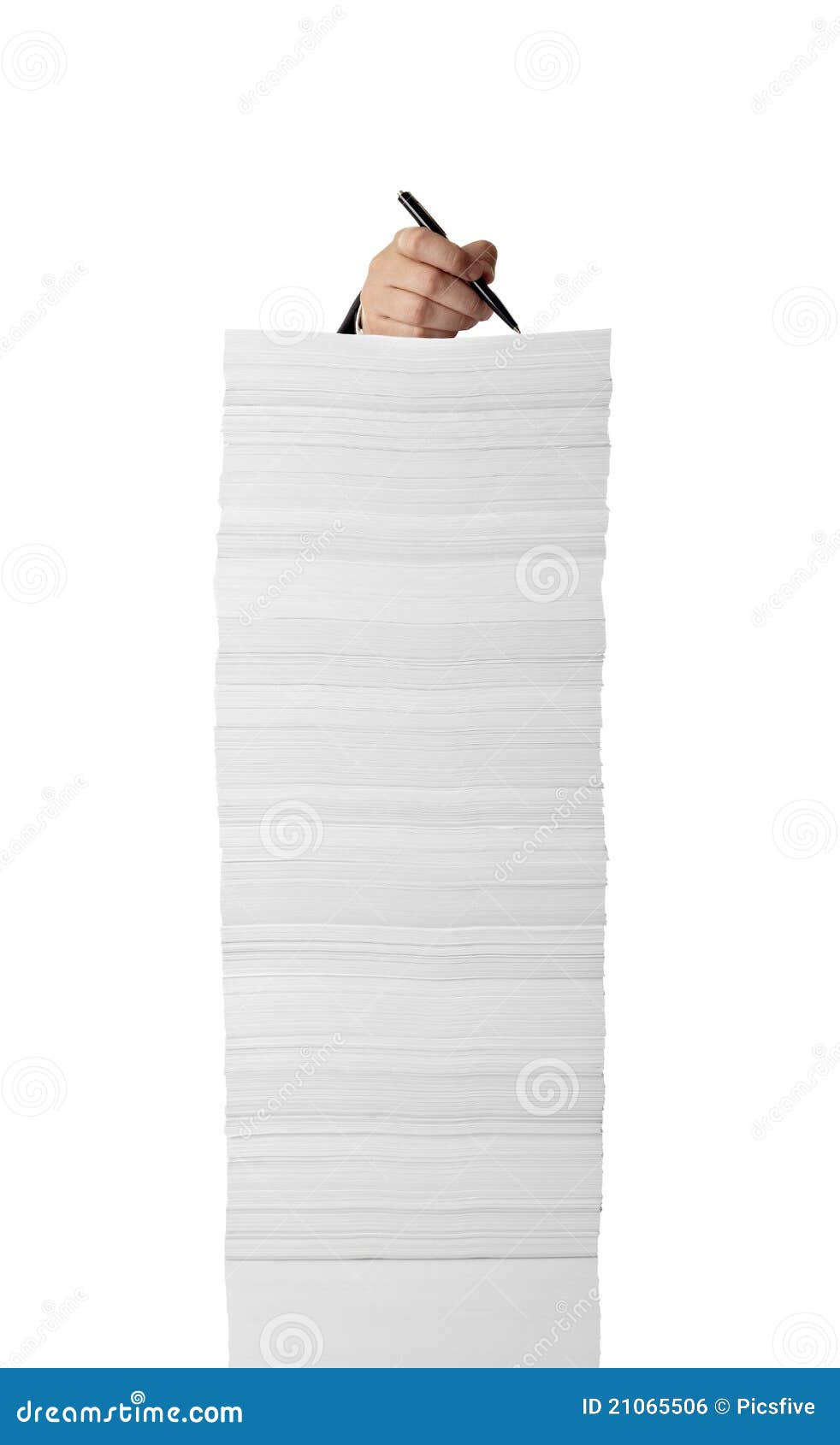 Stack of papers stock photo. Image of archives, formal - 21065506