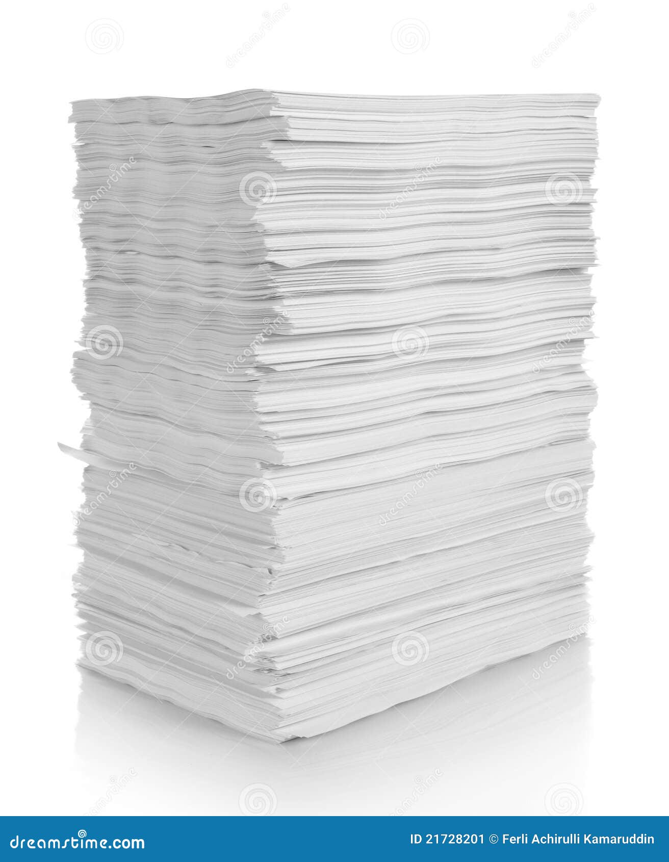 Stack of papers stock image. Image of collection, letter - 21728201