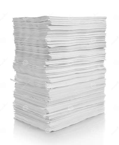 Stack of papers stock image. Image of collection, letter - 21728201