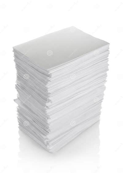 Stack of papers stock image. Image of organization, evidence - 21728205