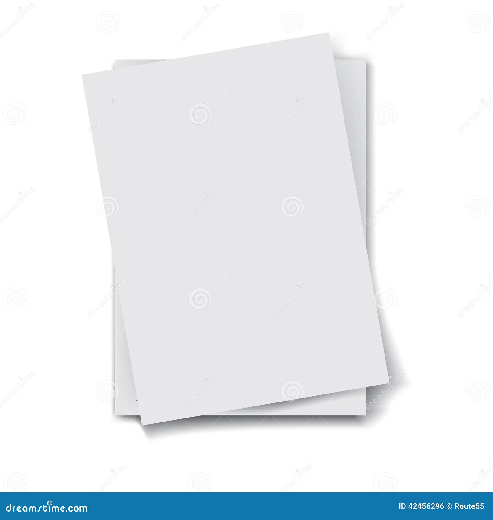 Stack of papers stock vector. Illustration of business - 42456296