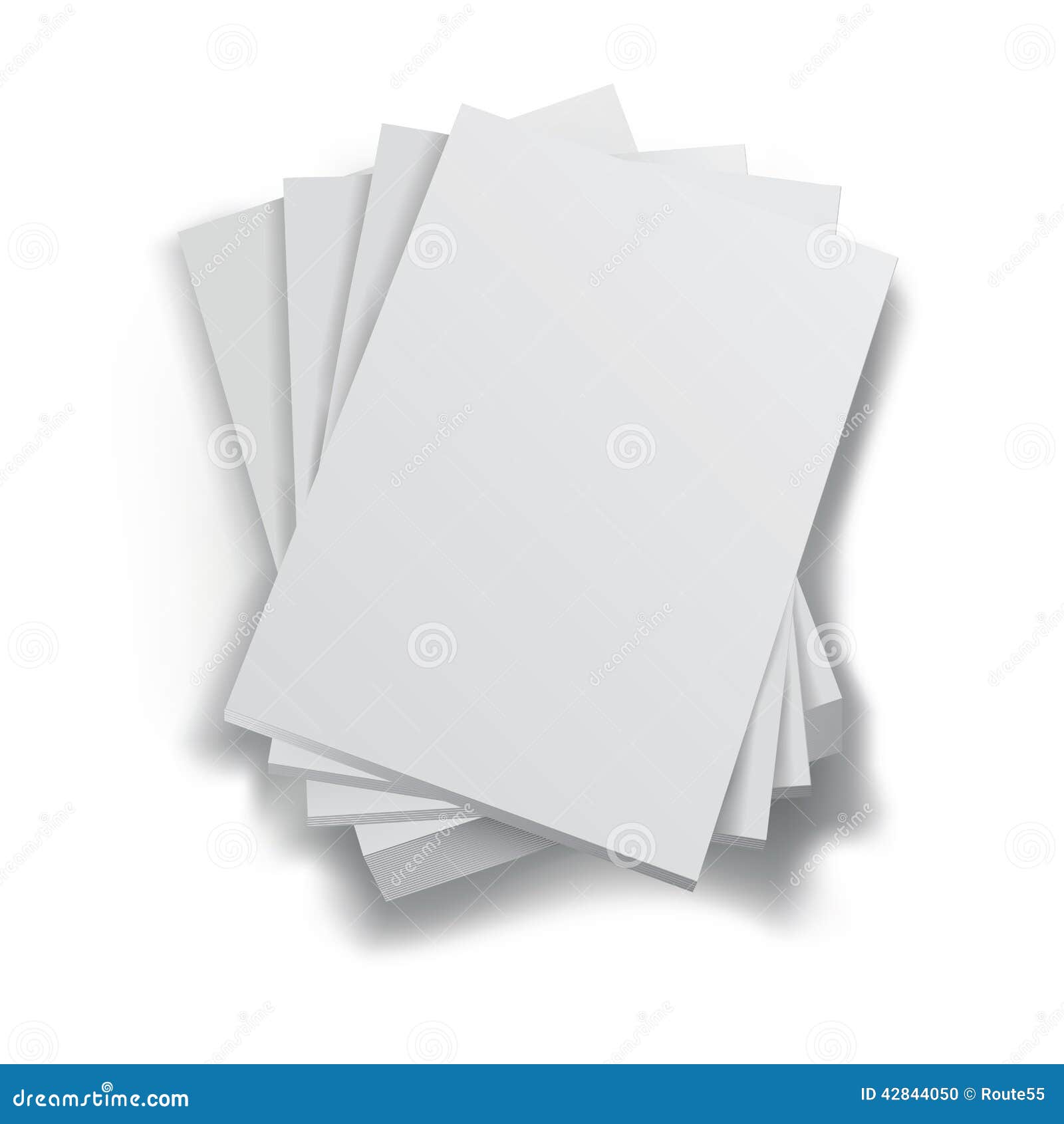 Stack of papers stock vector. Illustration of clear, message - 42844050