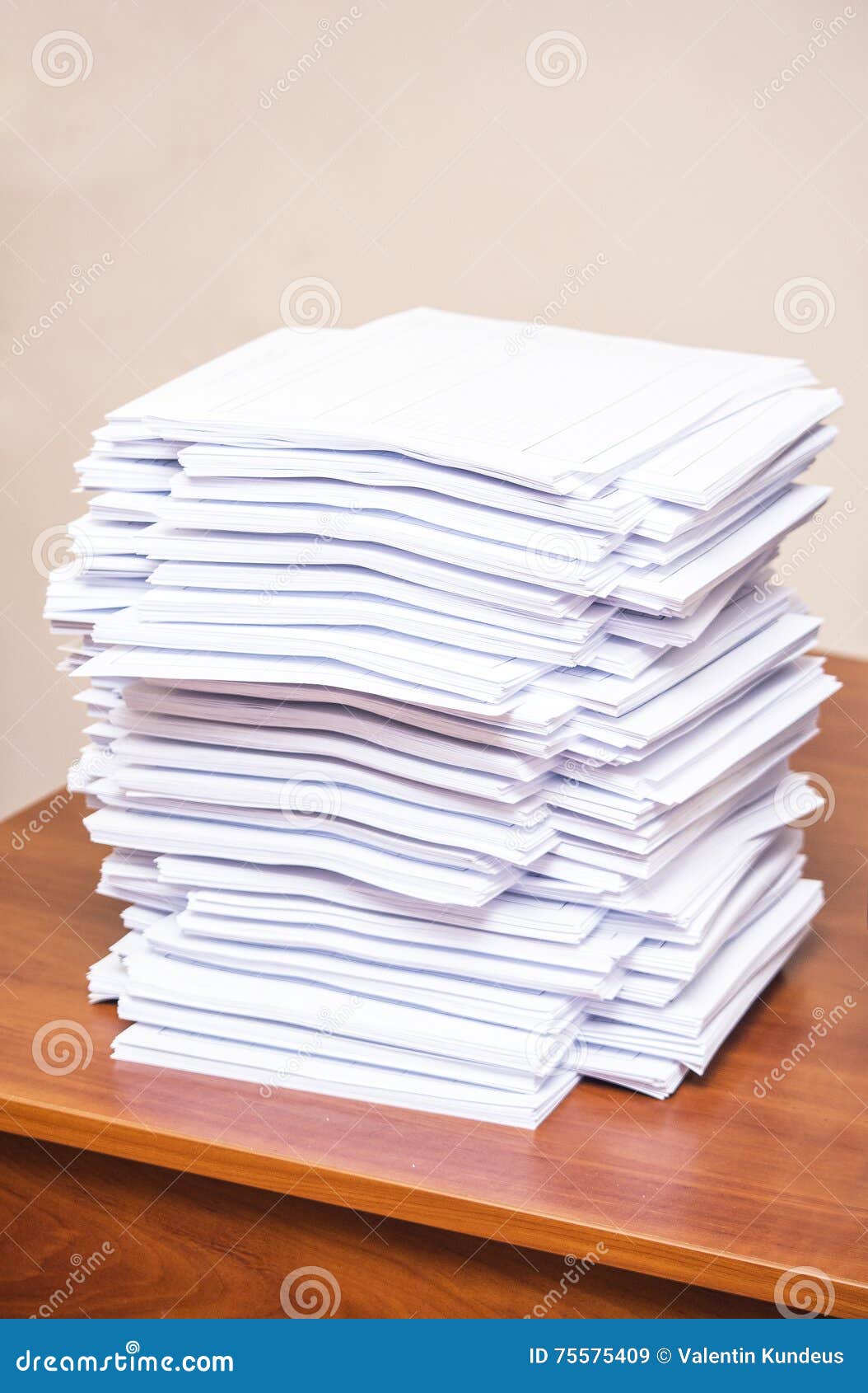 A stack of papers stock image. Image of page, busy, files - 75575409