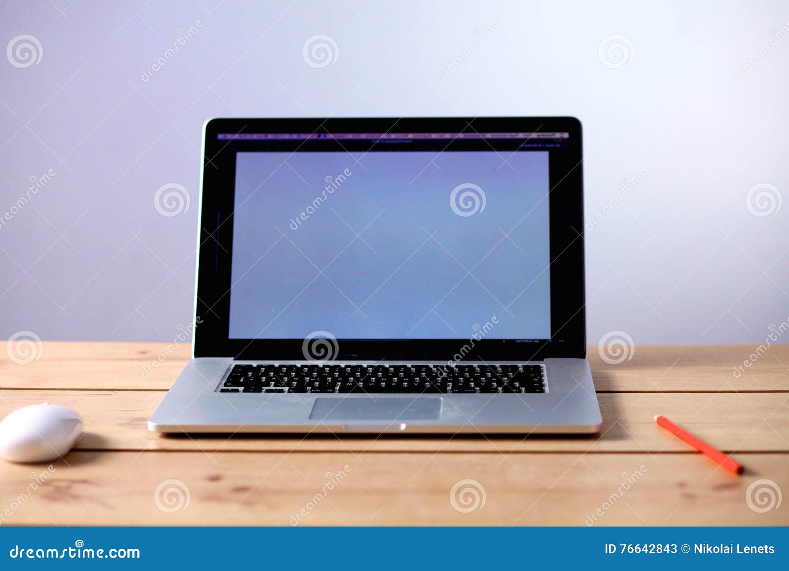 Stack of Papers on the Desk with Computer Stock Image - Image of file ...