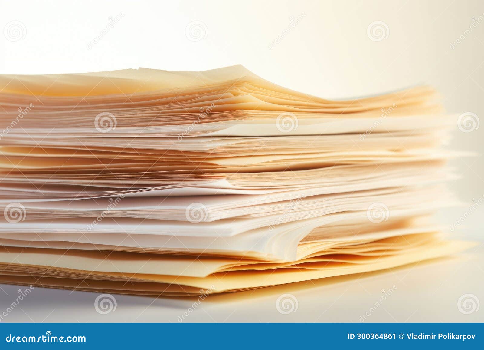 A Stack of Papers Sitting on Top of a Table. Suitable for Office ...