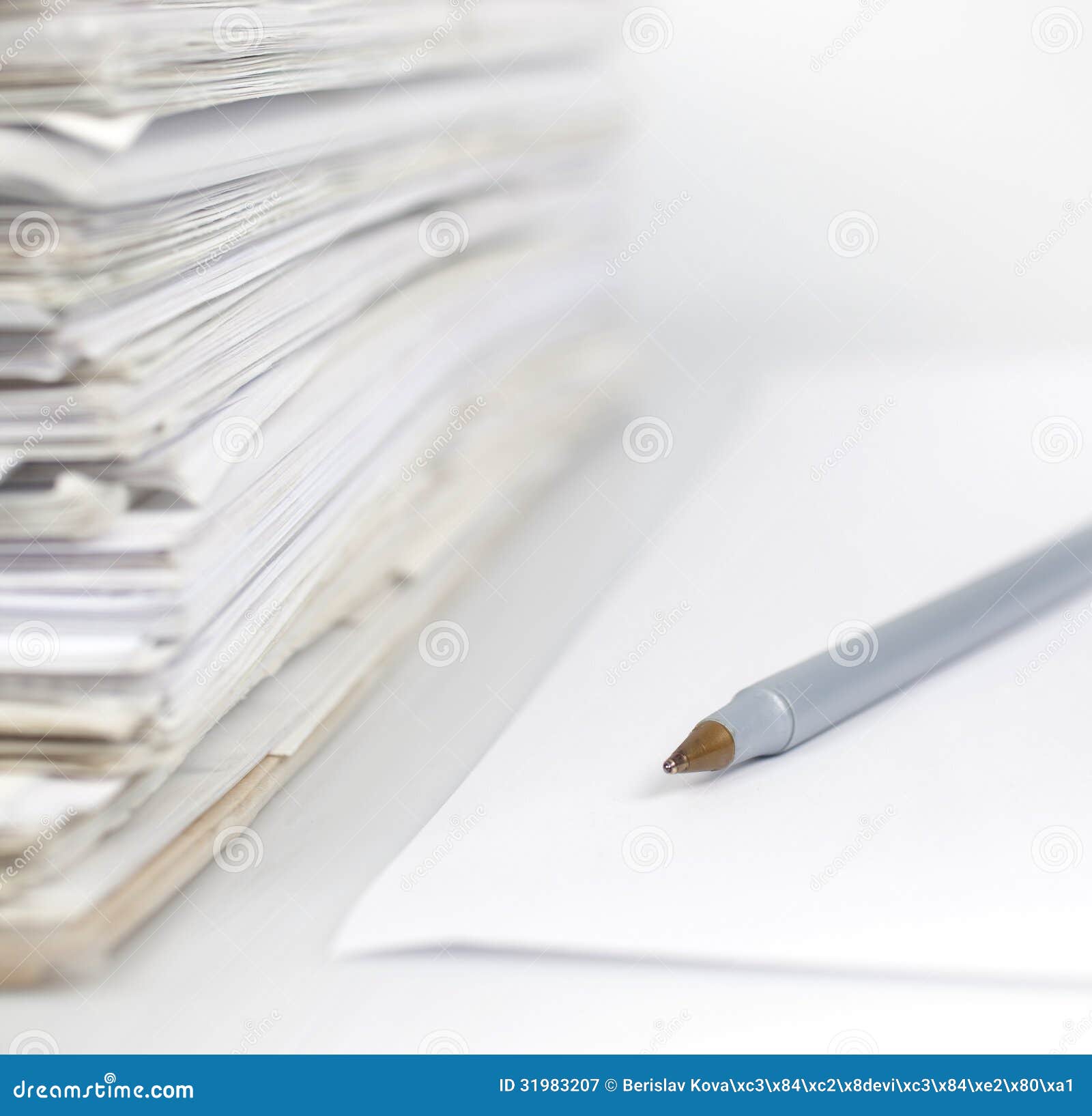 Stack of papers stock image. Image of copy, office, background - 31983207