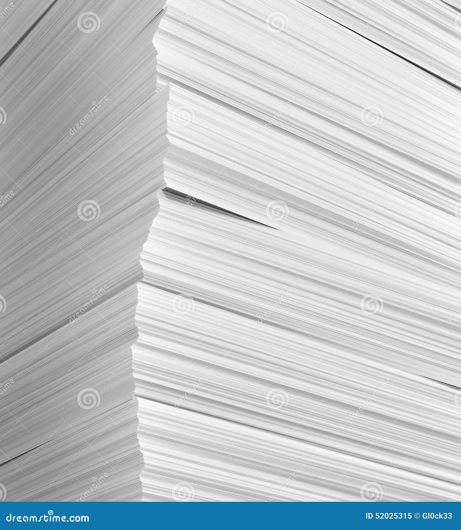Stack of Papers on Whole Background Stock Illustration - Illustration ...