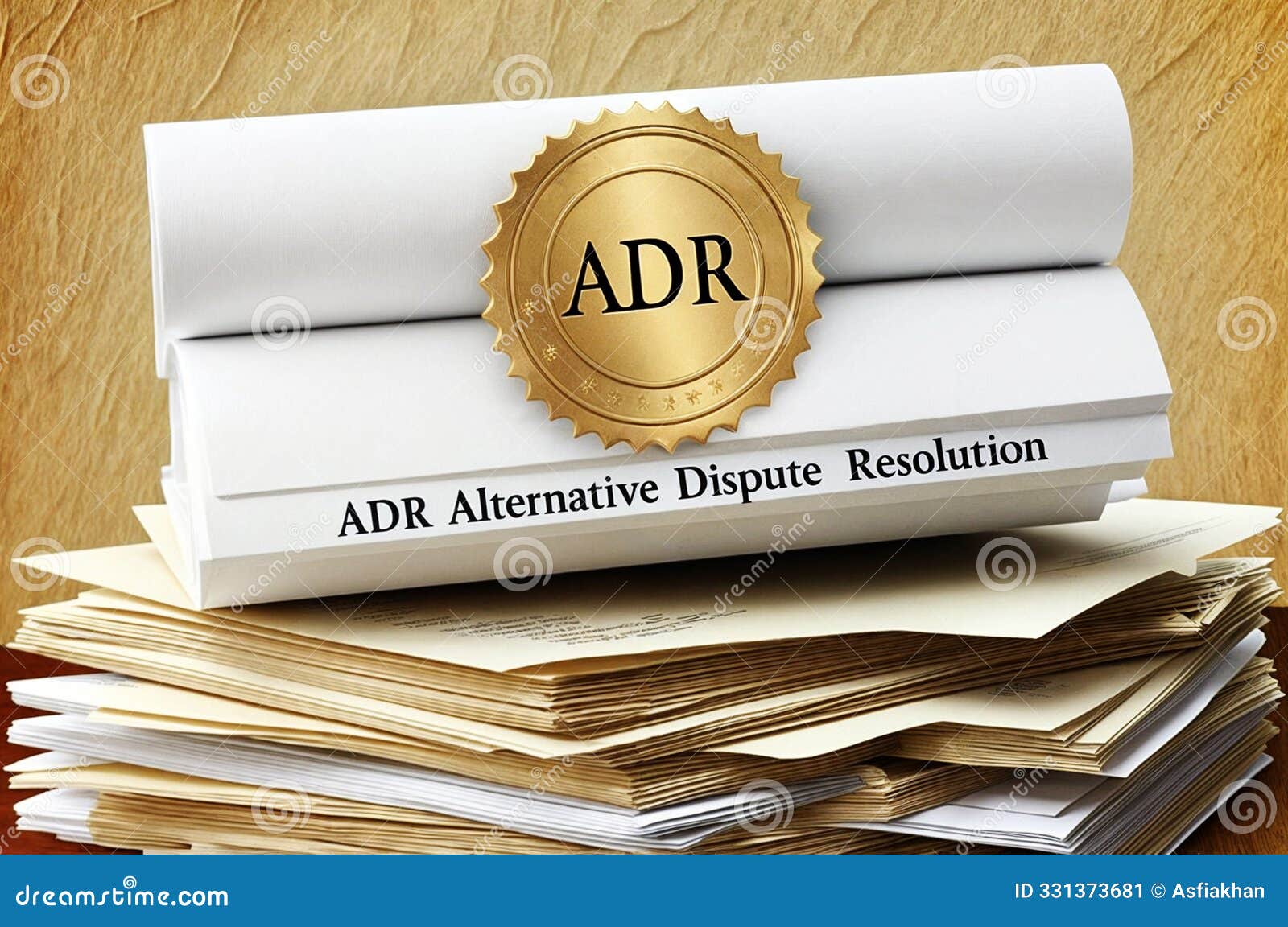 ADR - Alternative Dispute Resolution Acronym Stock Image ...