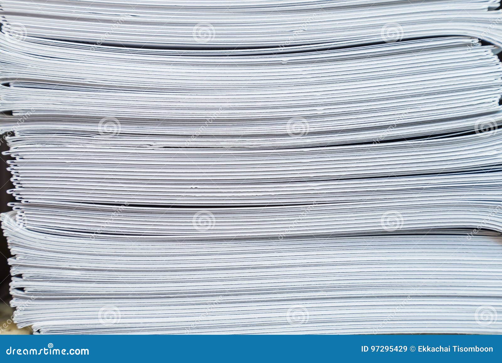 Stack Paperwork Brochures stock image. Image of house - 97295429