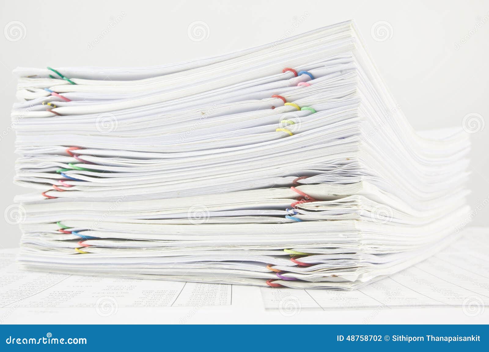 A Stack Of Paperwork Stock Photo | CartoonDealer.com #119902536