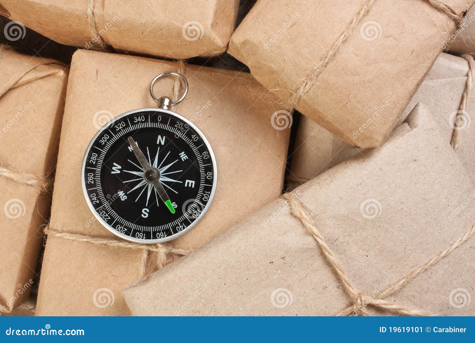 Stack parcel in warehouse stock image. Image of cardboard - 19619101