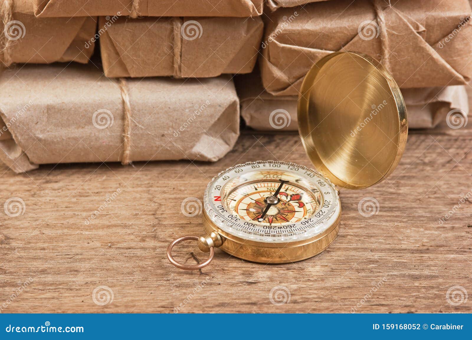 Stack parcel in warehouse stock photo. Image of delivering - 159168052