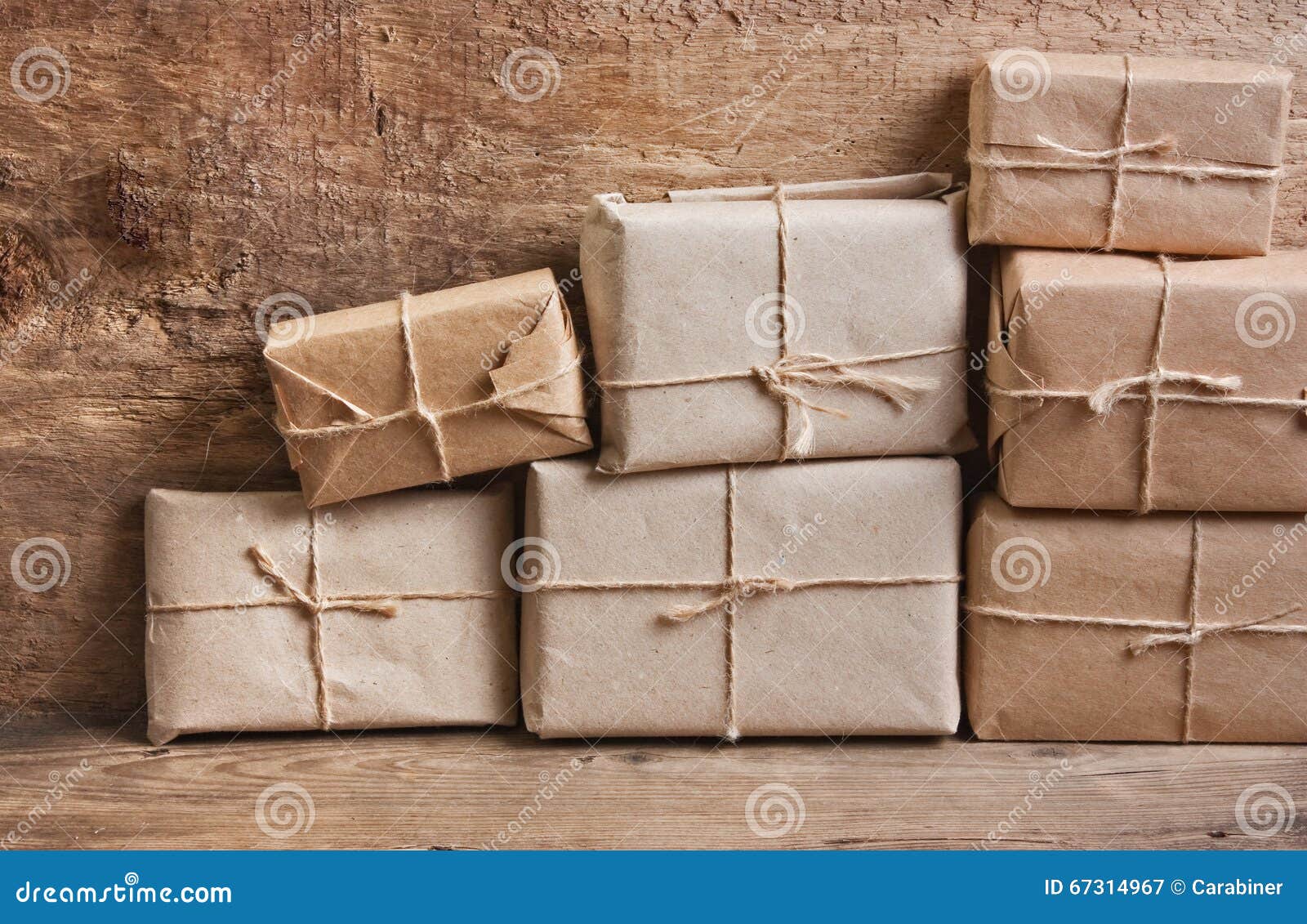 Stack parcel in warehouse stock image. Image of copy - 67314967