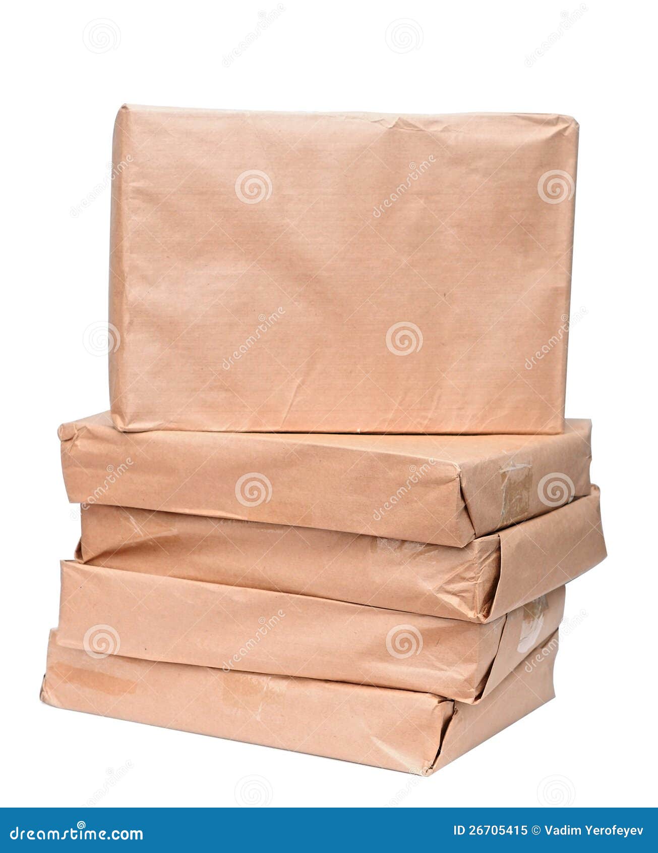 Stack of parcels stock image. Image of paper, crate, beige - 26705415