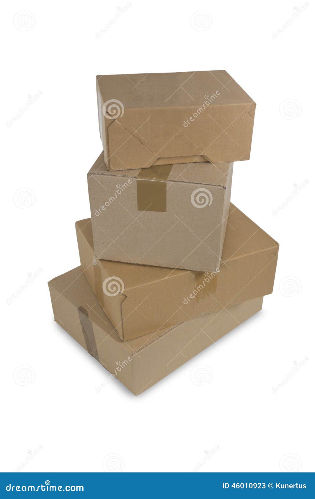 Stack of parcels stock image. Image of background, mail - 46010923