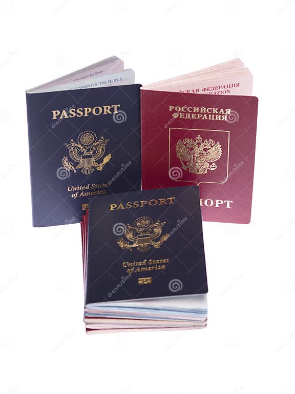 Stack of passports 03 stock photo. Image of objects, stack - 11942134