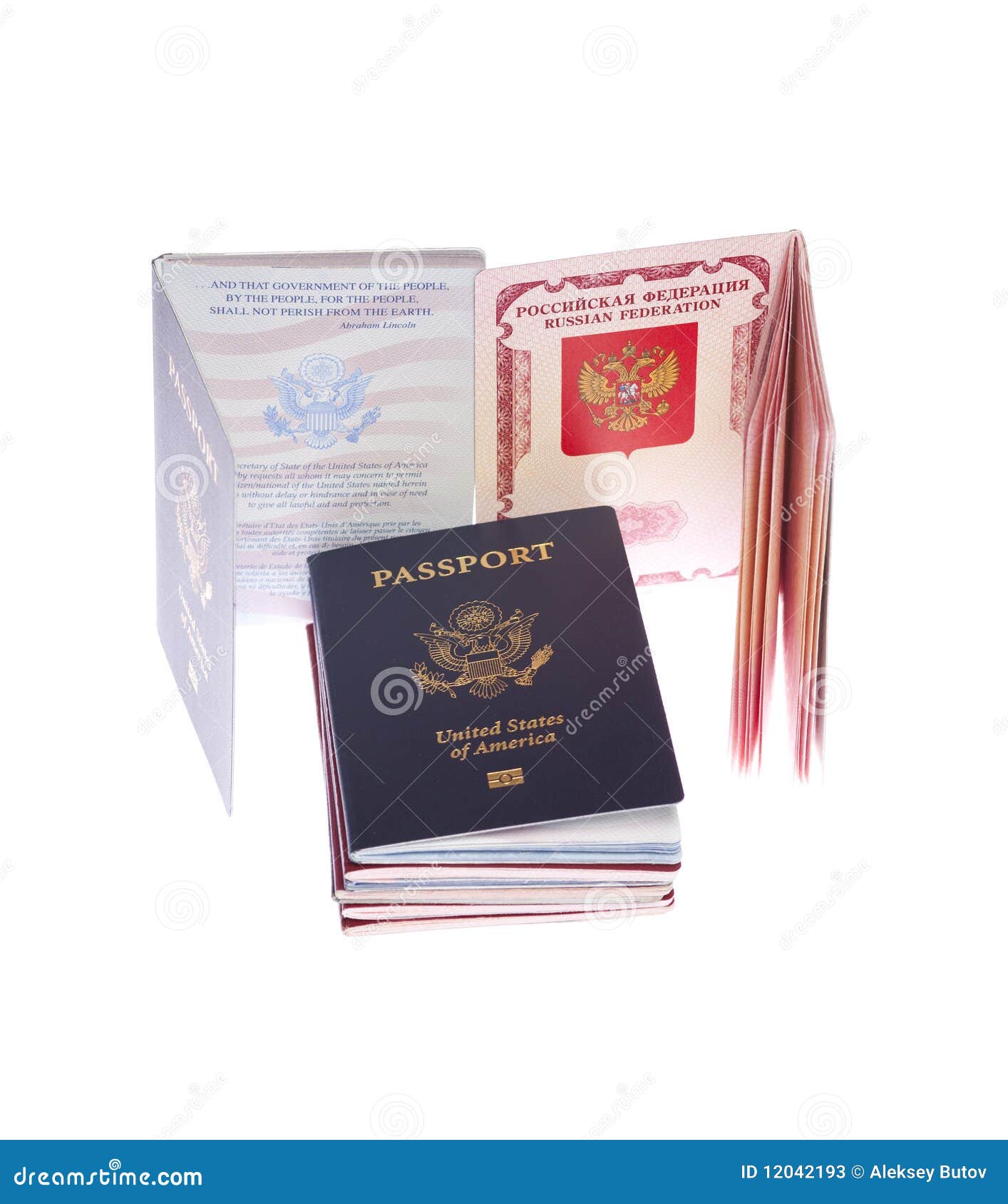 Stack of passports 06 stock image. Image of document - 12042193