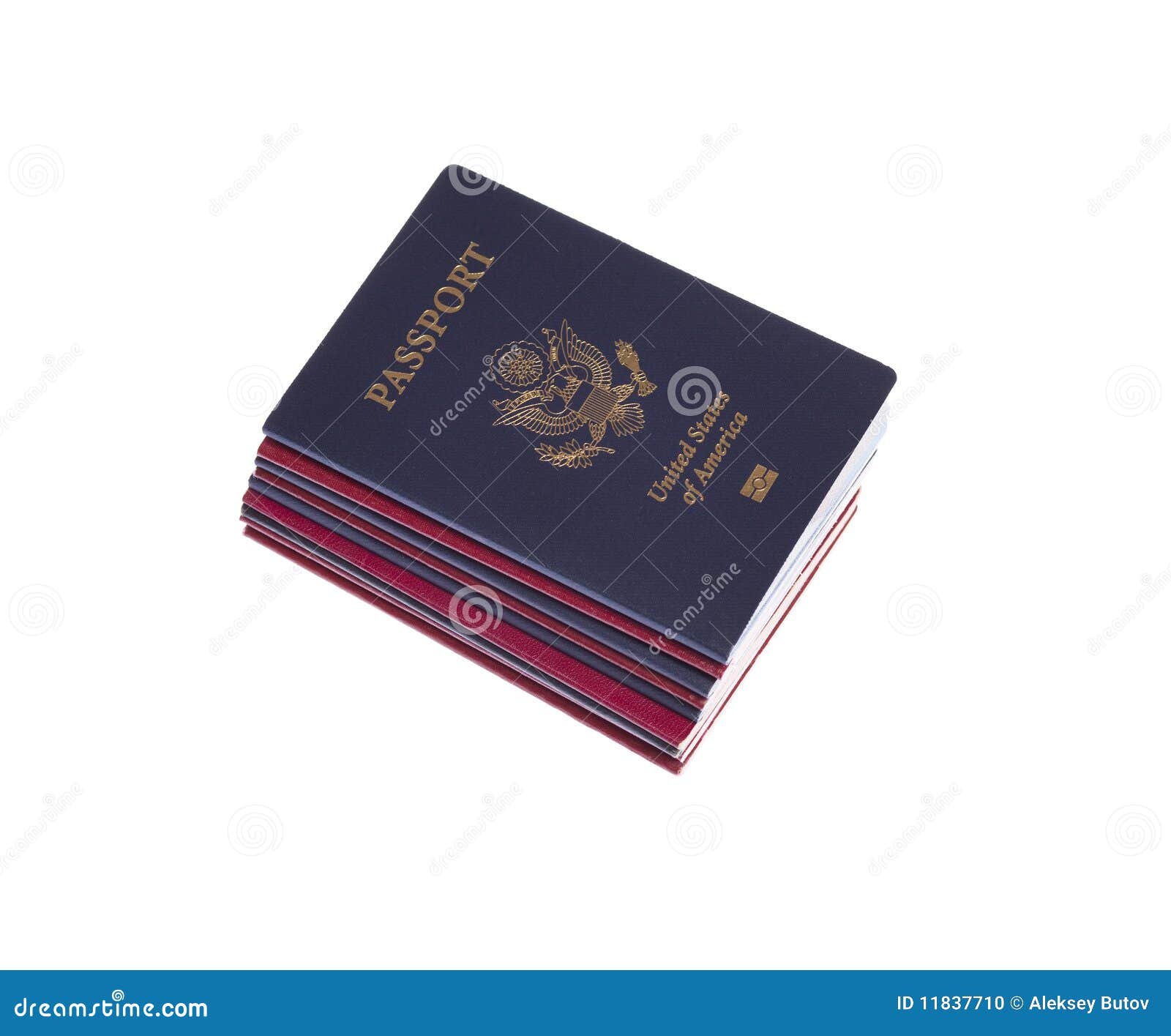 Stack of passports stock photo. Image of tourism, document - 11837710