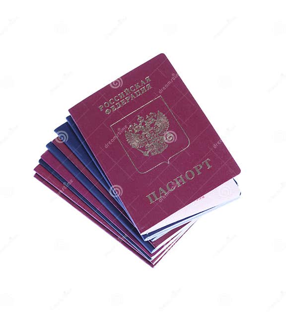 Stack of passports stock photo. Image of objects, four - 11941990